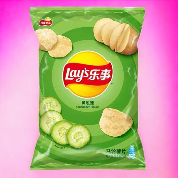 Quality Lay's cucumber Flavor Chips - 70 g Packs, 22 -Count Wholesale Case- Asian Snack Supplier - China Origin for sale