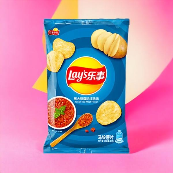 Quality Lay's Italian Stew Flavor Chips - 135 g Packs, 14  - MEGA PACKS  Wholesale Case- Asian Snack Supplier - China Origin for sale