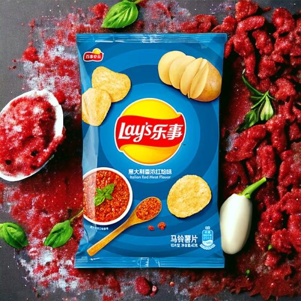 Quality Lay's Italian Stew Flavor Chips - 135 g Packs, 14 - MEGA PACKS Wholesale Case- for sale