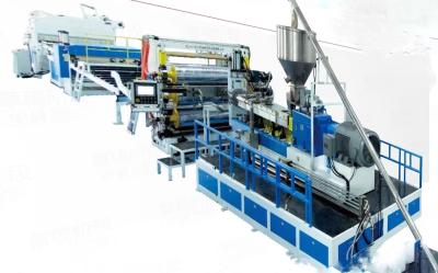 China Automatic ABS PP PE Thick Board Production Line With Wide Material Adaptability for sale