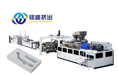 China PMMA PC GPPS PP plaatplaat extrusie machine 500-750kg/h SIEMENS Control for sale