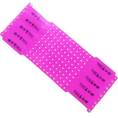 China Irregular PVC Wristbands for sale