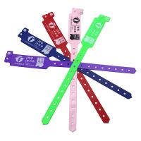China Customized Irregular Shape PVC Wristbands for Events for sale