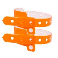 China Customized Irregular Shape PVC Wristbands for Events for sale