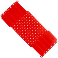 China Customized Paper Event Wristbands Irregular Shape Polished Surface Treatment for sale