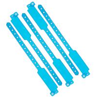 China Snap Lock Vinyl Event Wristbands Adjustable Size Security ID Bracelets for sale