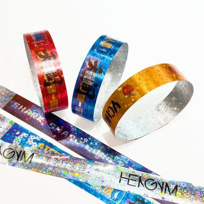 China Custom Tyvek Paper Wristbands Various Colors With Snap Closure for sale