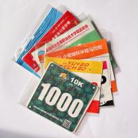 China Rectangular Race Bib Numbers 0.5mm Thickness Personalized with Screen Printing for sale