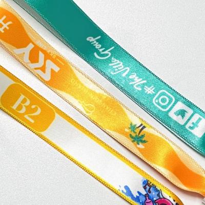 Cina Evento promozionale Braccialetti di stoffa tessuta con OEM e logo personalizzato accettabili in vendita