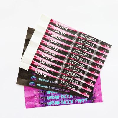 中国 全色 カスタム ロゴ タイベック 腕帯 セキュリティ 配列番号 バーコード 様々な色 販売のため