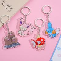 China Silk Screen Printing Clear Keyring with Chain Customized Shape for sale
