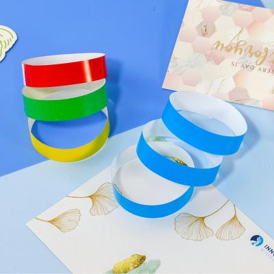 中国 防水フェスティバル タイベック ブレスレット セキュリティ強化のための配列番号バーコード 販売のため