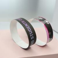China Adjustable and Durable Tyvek Wristbands for Event Identification Disposable for sale