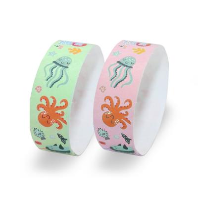 China Custom Tyvek Paper Wristband For Events,Party,Sport,Bar With Different QR Code for sale