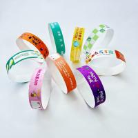 China Security Sequential Numbering Barcoding Tyvek Paper Bracelets for Durable and Customizable Events for sale