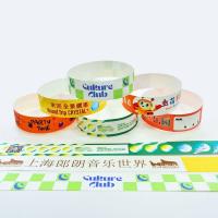 China Bar Coding and Heat Resistant Event Wristbands for Accurate Identification for sale