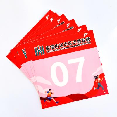 China Números personalizados Tyvek Race Bib para maratonas e triatlos à venda
