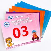 China Rectangular Competition Number Labels for Tyvek Material Competitions for sale