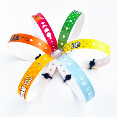 China Custom PVC Wristbands for Events Waterproof Personalized Logo for sale