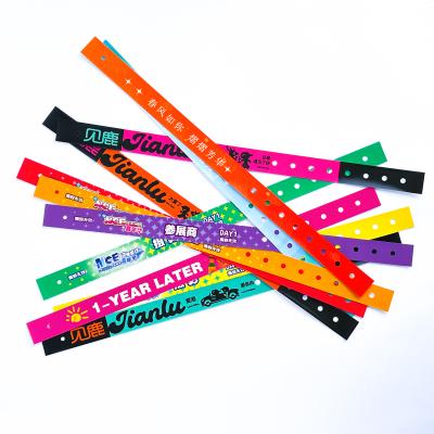 China Custom PVC Wristbands for Events Waterproof Personalized Logo for sale