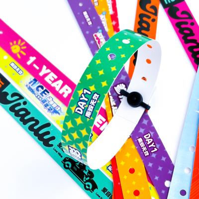 China Custom PVC Wristbands with Logo Waterproof for Events for sale