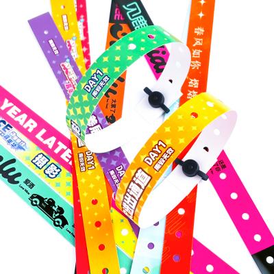 China Custom PVC Wristbands with Logo Waterproof for Events for sale