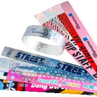 China Glitter Party Wristbands Customizable and Durable for sale