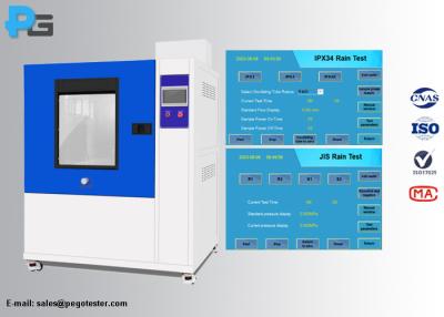 China Regen/Nevel Waterdichte Testkamer voor R1/R2/S1/S2-Test Te koop
