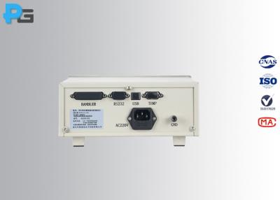 China 500V 4.3 TFT LCD Insulation Resistance Hipot Test Equipment 5TΩ Range for sale