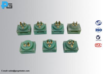 China Test Plug with Brass Pins for Temperature Rising Test of AS/NZS Socket-Outlets for sale