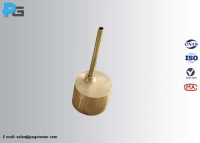 China Brass Test Pot with 3.2mm Wall Thickness for Top Burner Testing Compliant with CSA/ANSI Z21.1:24 for sale
