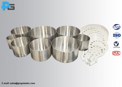 China EN 60350-2 Compliant Stainless Steel Standardized Cookware for Energy Measurement with Cylindrical Design for sale