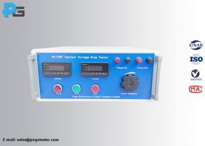 China IEC60884-1 Compliant Contact Voltage Drop Tester with Adjustable Current Output and Micro Voltage Test Terminal for sale