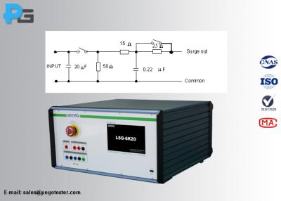 Cina Generatore di Wave di combinazione dell'attrezzatura di prova di IEC61000-4-5 contabilità elettromagnetica 10/700μs per la prova di immunità dell'impulso in vendita