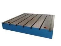 China Rectangular T-Slotted Floor Plate 8000x3000mm with HB170-240 Hardness and 570um Finish Plane Tolerance for sale
