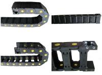 China One Side Open PA66 Nylon Cable Chain for CNC Machine Tool Maintenance 25mm Inner Width for sale