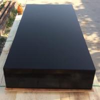 China Grade B No Ledge Black Granite Surface Plate 300x300x75mm Durable Measuring Plate for sale