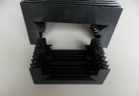 China Rectangular Accordion Bellow Cover - Plastic Nylon Material for Lifting Tables with PVC Support and Welded Corners for sale