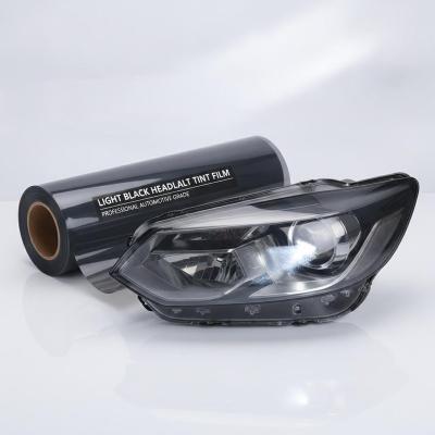 China Light Black Headlight Tint Film for sale