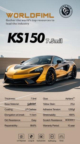 Quality 7.5mil  Clear TPU Paint Protection Film Self Healing Car Wrap for sale