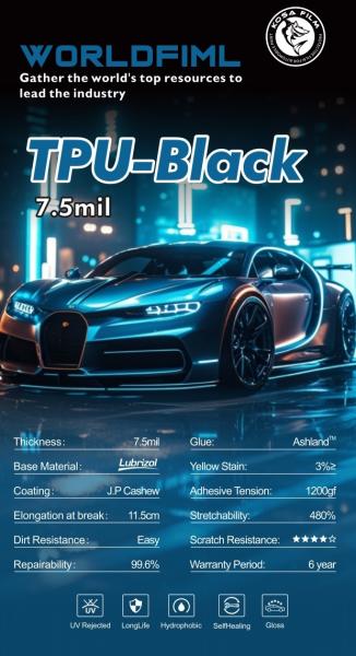 Quality 7.5mil  Clear TPU Paint Protection Film Self Healing Car Wrap for sale