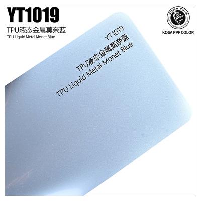 China Stable German Adhesive Color TPU PPF Film Non-Yellowing UV Resistant Glossy Car Wrap Roll for sale