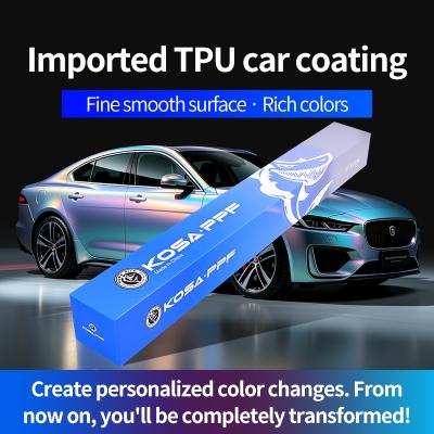 China Removable Waterproof Color TPU PPF Film Stretchable UV Proof Car Paint Protection with Weather Guard Layer for sale