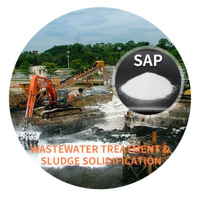 China Industrial Super Absorbent Polymer for Rapid Absorption and Leak Control in Non-Toxic Sludge Solidification for sale