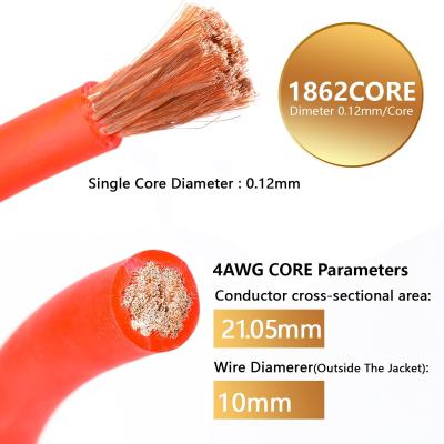 Cina Il silicone flessibile molle termoresistente cabla l'AWG 4 multiuso in vendita