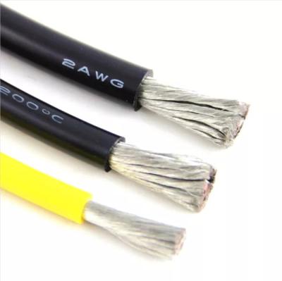 China Il cavo flessibile del silicone di ROHS 35mm2 ha inscatolato il rame 7000/0.08 2AWG for sale