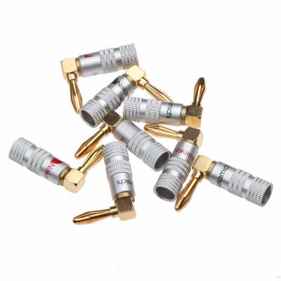 Cina Grado maschio 24K delle spine a banana del diametro 4mm Nakamichi 90 multiuso in vendita