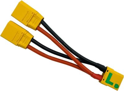 Cina Anti cablaggio del connettore di cavo del caricatore della scintilla RC di XT90S Y per la batteria parallela in vendita
