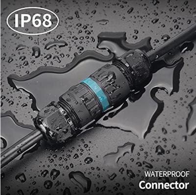China IP68 Waterproof Quick Connector 2 Way 3 Core Electrical Junction Wire Connector for sale