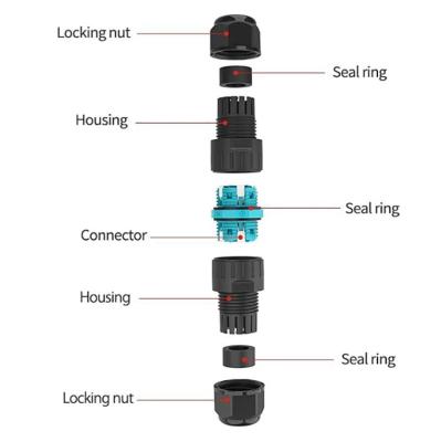 China IP68 Waterproof Quick Connector 2 Way 3 Core Electrical Junction Wire Connector for sale